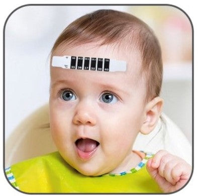 Forehead Thermometer Sticker - 10 PCS | Be Well