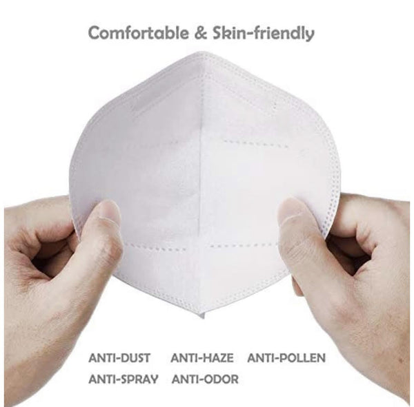 Adult KN95 Face Mask – WHITE | Be Well